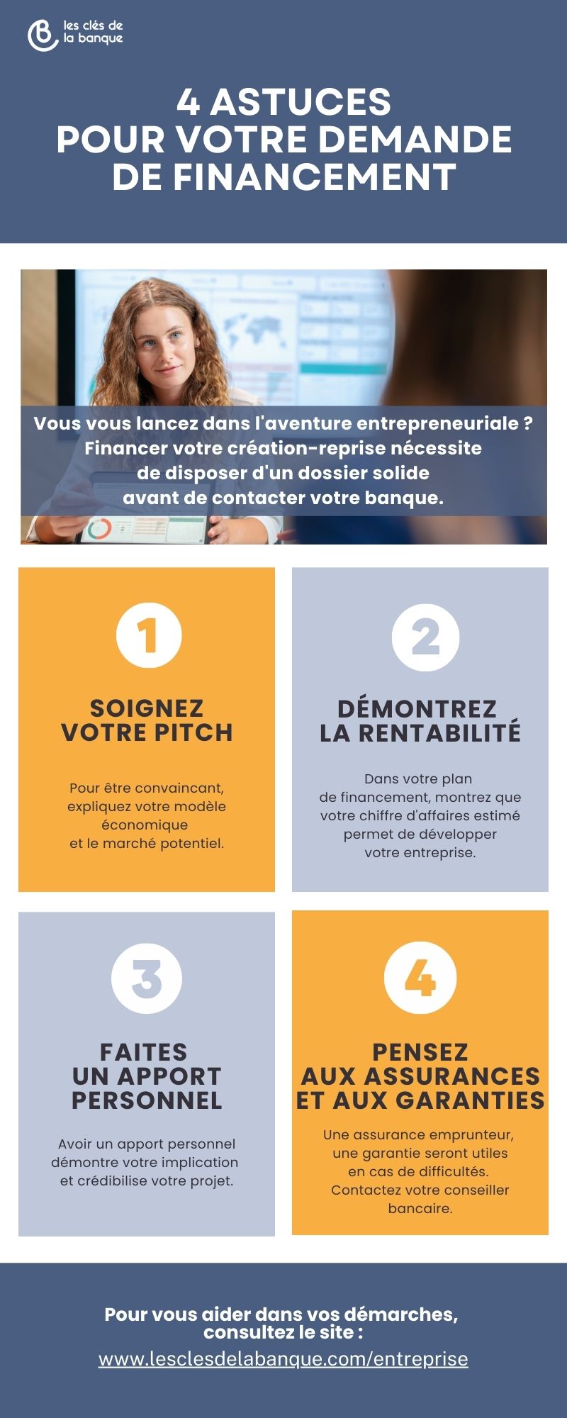 4 astuces pour votre demande de financement - Infographies - Les clés ...